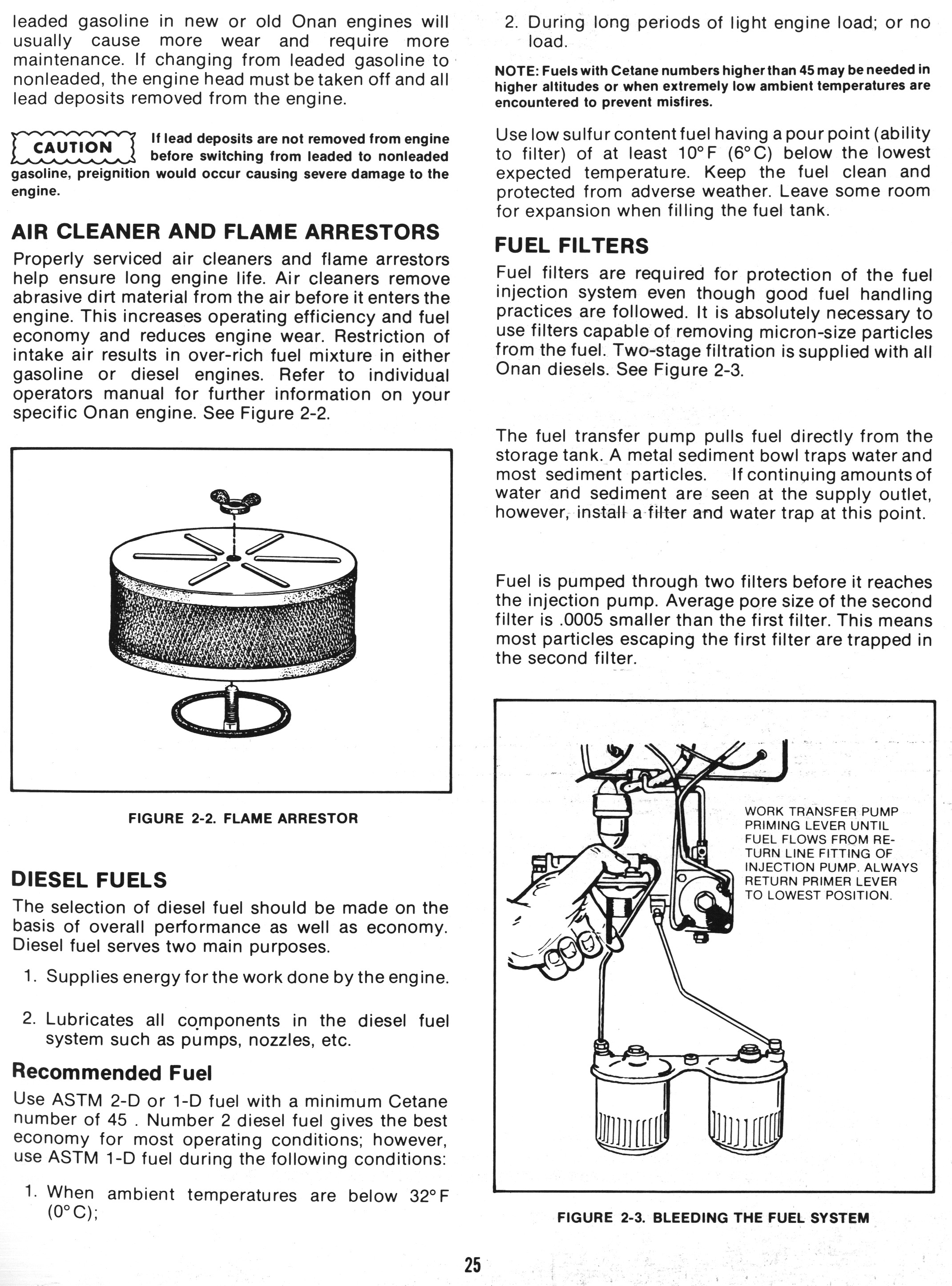 Onan Marine Training Manual for MCCK, MDJA, MDJC, MDJE, MDJF (Generator ...