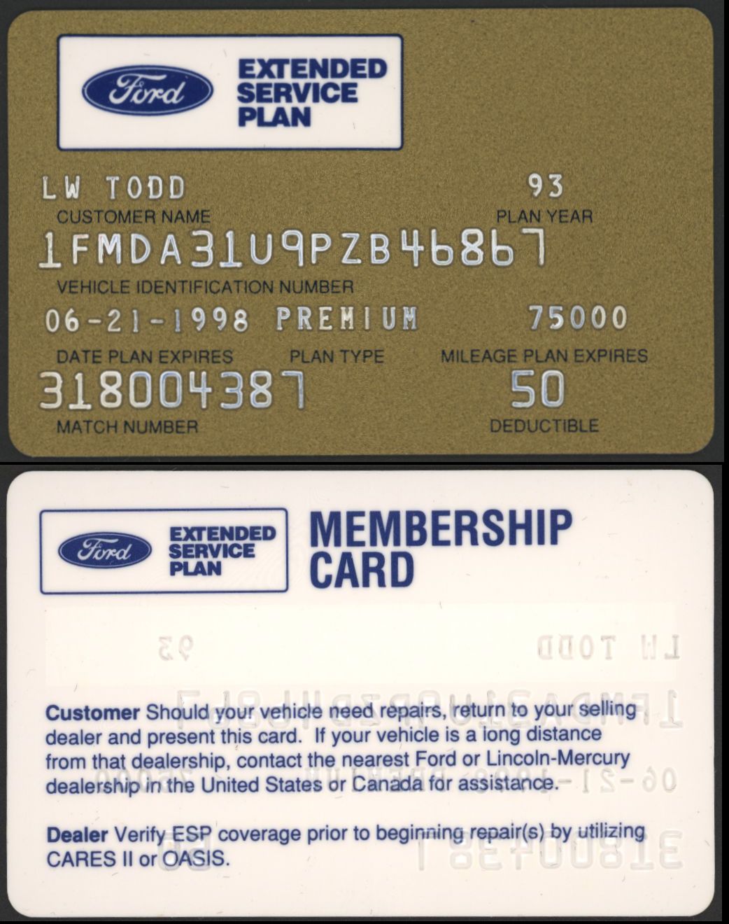 1993 Aerostar XL Window Sticker - Ford Truck Enthusiasts Forums